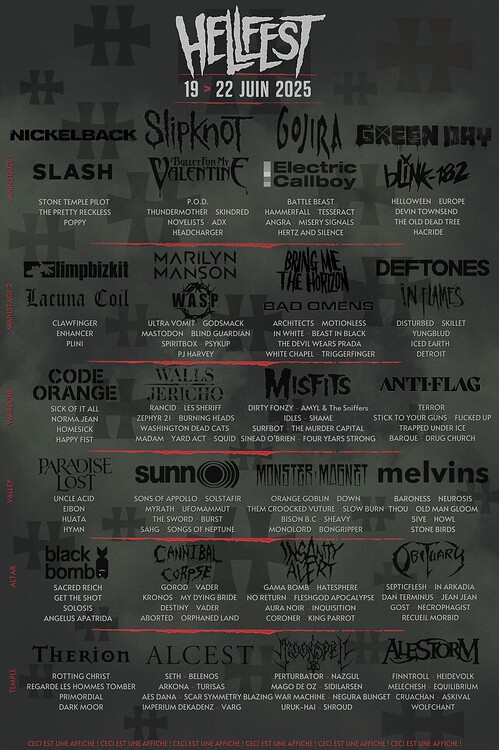 Hellfest 2025 : A vos affiches - Hellfest 2025 - Hellfest - Forum